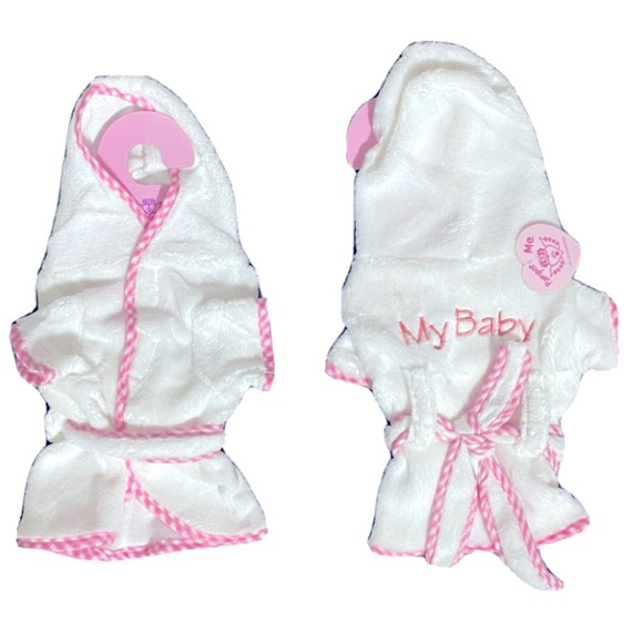 Pamper Me Pet | Dog | New Pamper Me Pet Hooded Terry Dog Robe Small ...